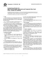 ASTM A514/A514M-00a – Most Currently Technical Standards