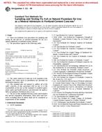 ASTM C311-00 – Most Currently Technical Standards