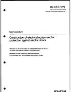 BS 2754:1976 – Most Currently Technical Standards