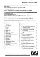 BS 2769-2.3:1984 – Most Currently Technical Standards