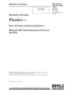 BS 2782-10:METHOD 1002:1977 – Most Currently Technical Standards