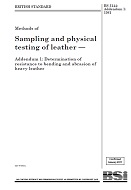 BS 3144:ADDENDUM NO. 1:1981 – Most Currently Technical Standards