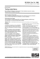 BS 3424-14:1985 – Most Currently Technical Standards