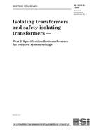 BS 3535-2:1990 – Most Currently Technical Standards