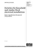 BS 3676-1:1989 – Most Currently Technical Standards