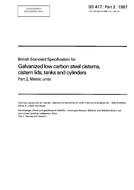 BS 417-2:1987 – Most Currently Technical Standards
