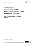 BS 4258-4:1975 – Most Currently Technical Standards