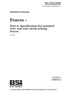 BS 1722-2:2006 – Most Currently Technical Standards