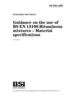 BS PD 6691:2007 – Most Currently Technical Standards