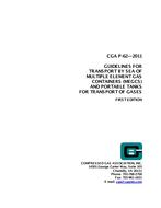 CGA P-62 – Most Currently Technical Standards