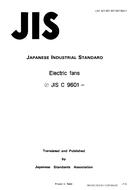 JIS C 9601:1990 – Most Currently Technical Standards