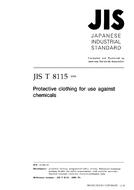 JIS T 8115:1998 – Most Currently Technical Standards