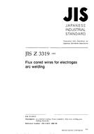JIS Z 3319:1999 – Most Currently Technical Standards