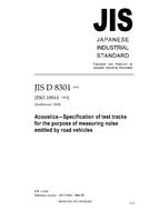 JIS D 8301:1993 – Most Currently Technical Standards