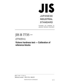 JIS B 7735:2020 – Most Currently Technical Standards