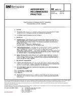 SAE ARP 1173 – Most Currently Technical Standards