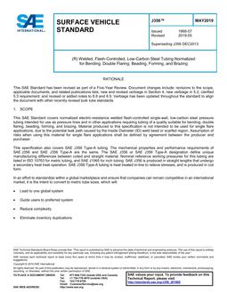 SAE J356_201905 – Most Currently Technical Standards